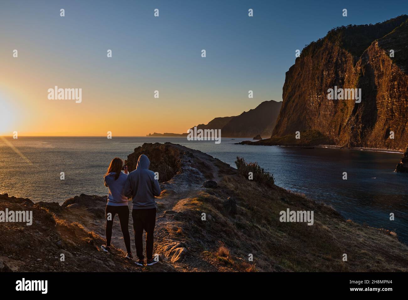 Crane viewpoint, Madeira Island, Portugal Stock Photo - Alamy