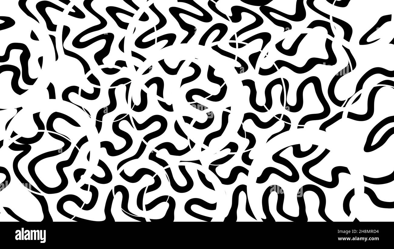 3d illustration - minimal art of Irregular circular shapes Stock Photo ...