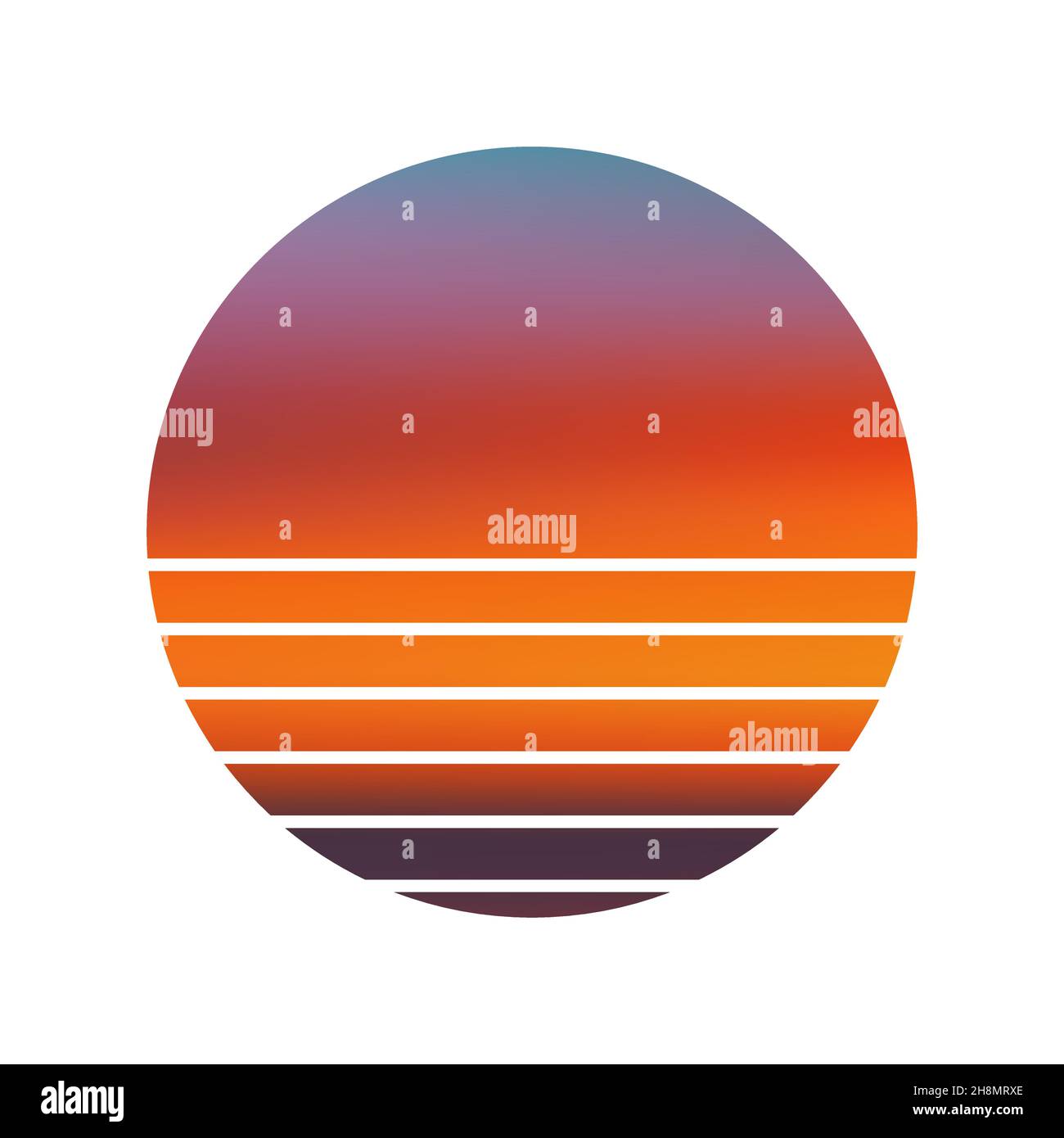 Sunset at background Stock Vector Images - Alamy