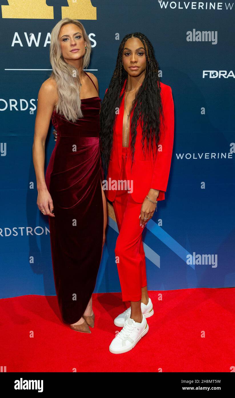 November 30, 2021, New York, New York, United States: Leah Falland and ...