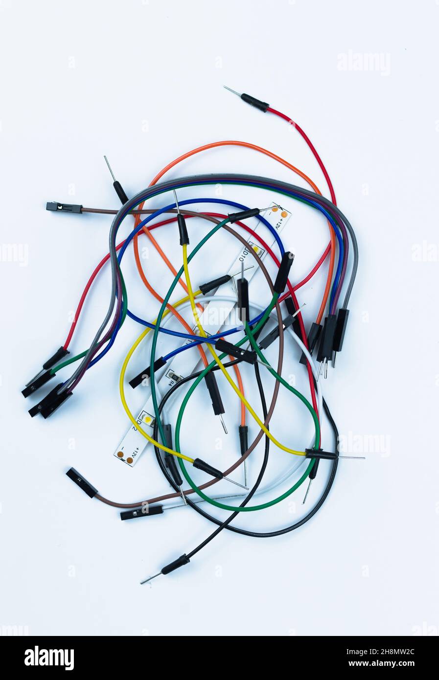 Top view of electronic components such as PCB Stock Photo - Alamy