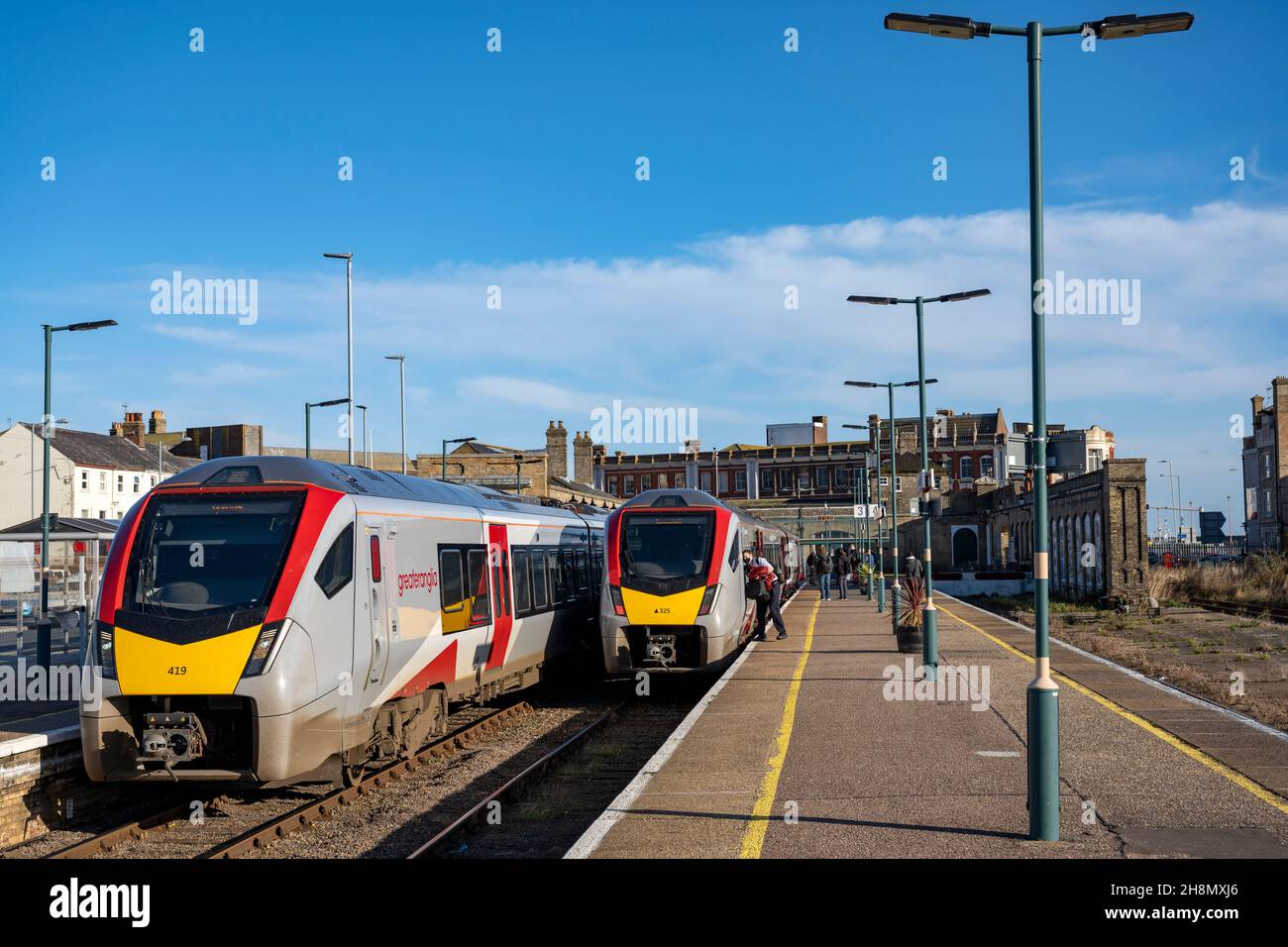 Lowestoft railway station suffolk england hi-res stock photography and ...