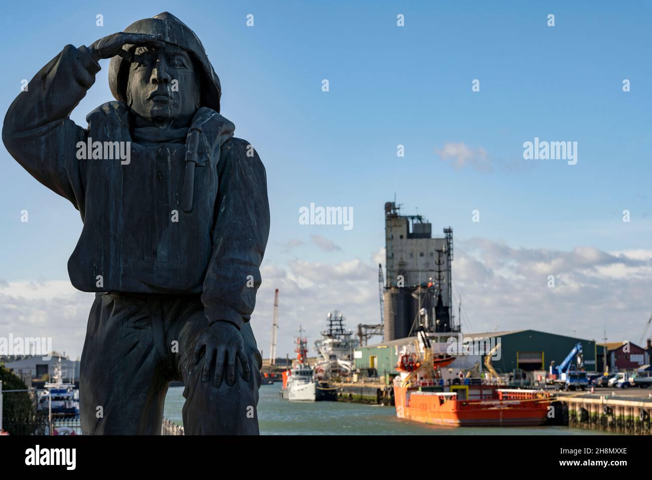 Port of Lowestoft Suffolk England Stock Photo - Alamy