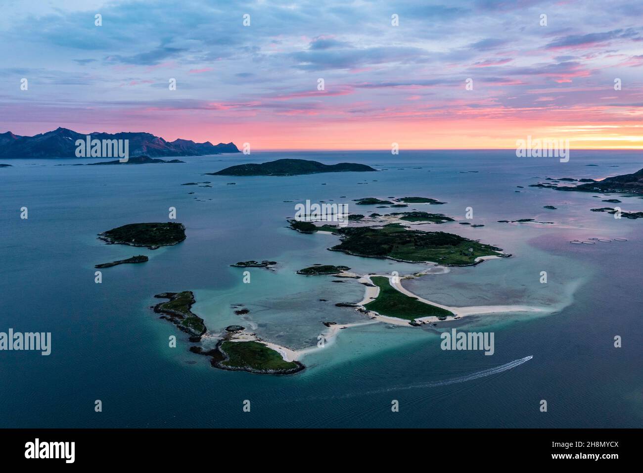 Senja aerial view hi-res stock photography and images - Alamy