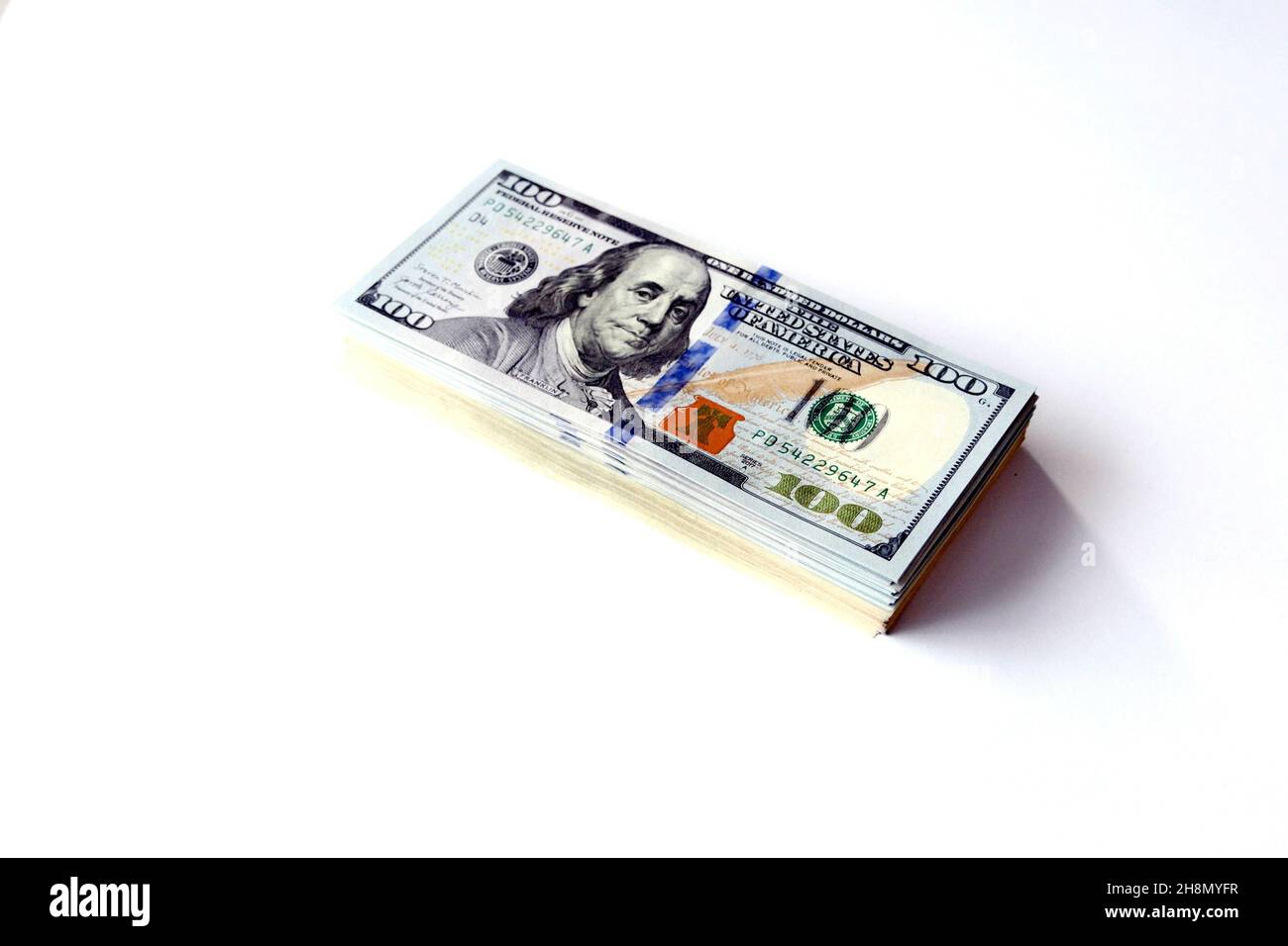 Illustrative photo for economy and exchange rates subjects. Banknotes ...