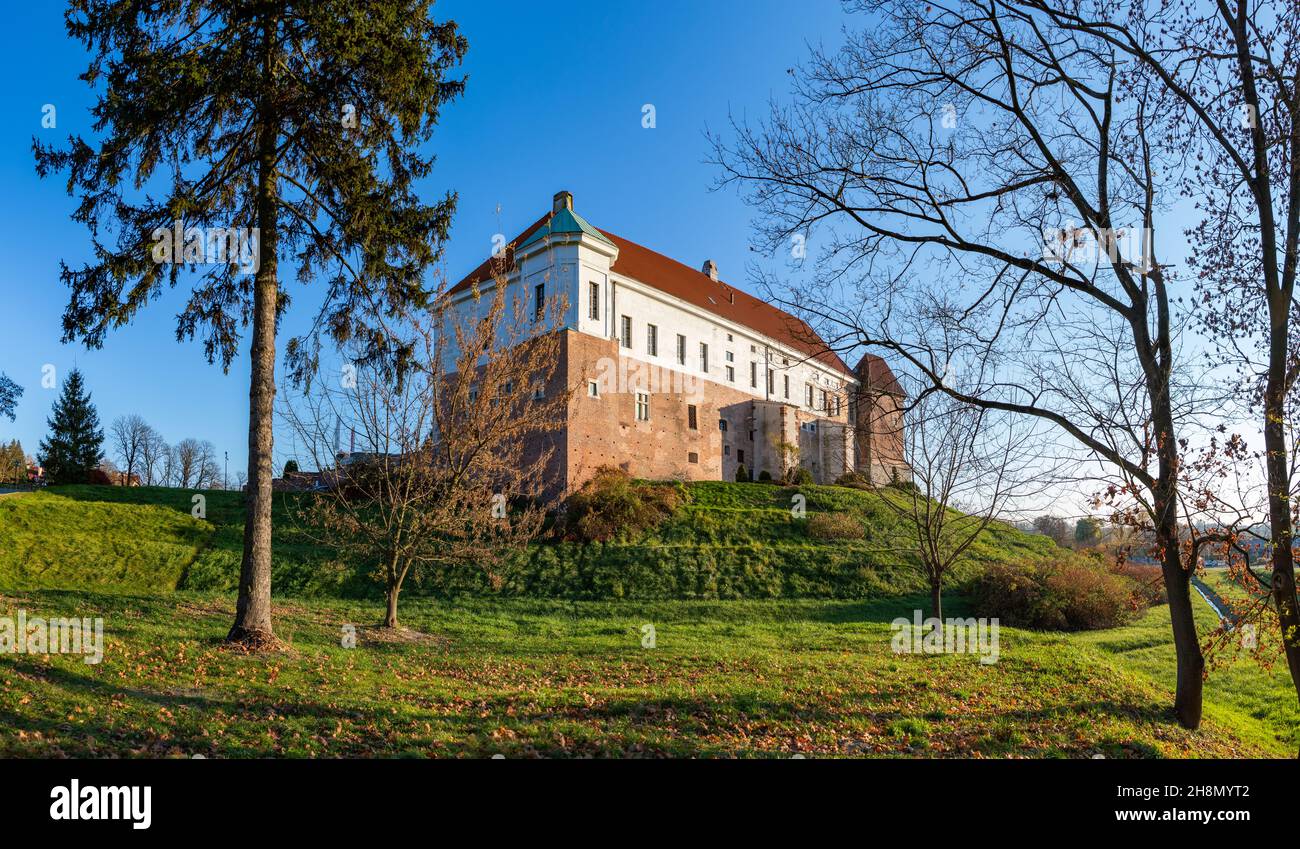 A picture of the Sandomierz Cathedral in the fall Stock Photo - Alamy