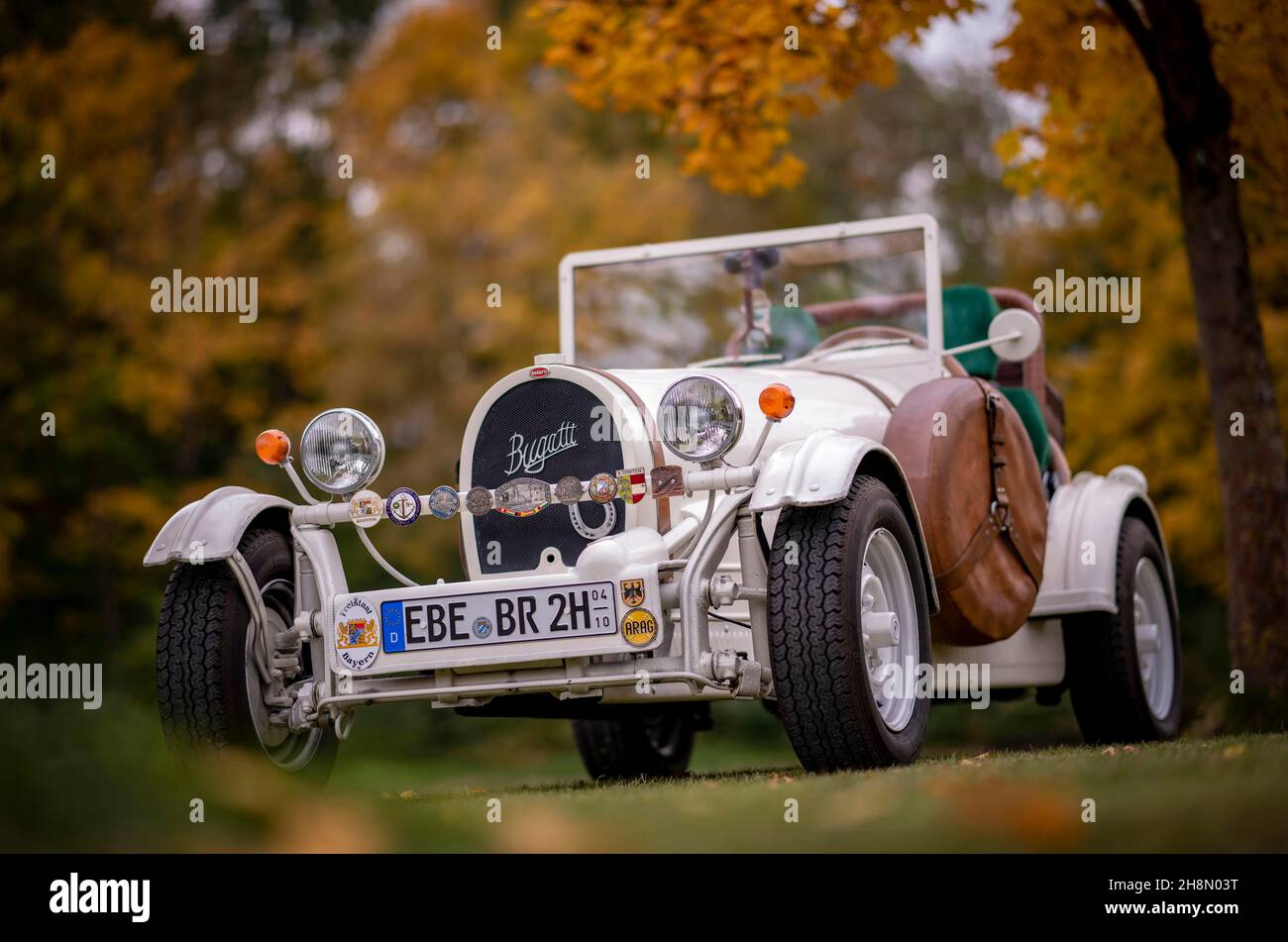 Vintage car, replica of a 1923 Bugatti 35 B from the year of completion ...