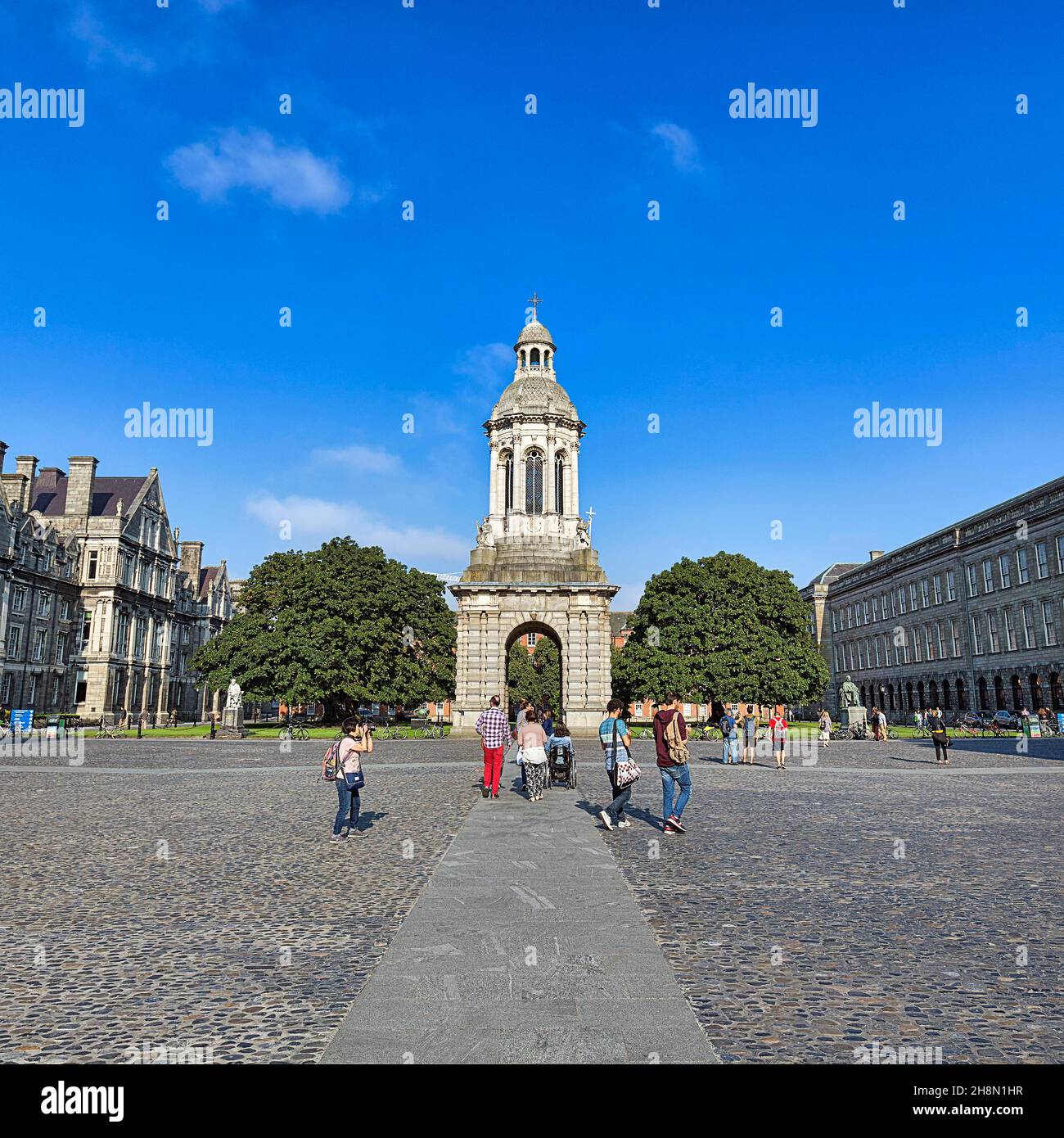 Trinity college campanile tower hi-res stock photography and images - Alamy