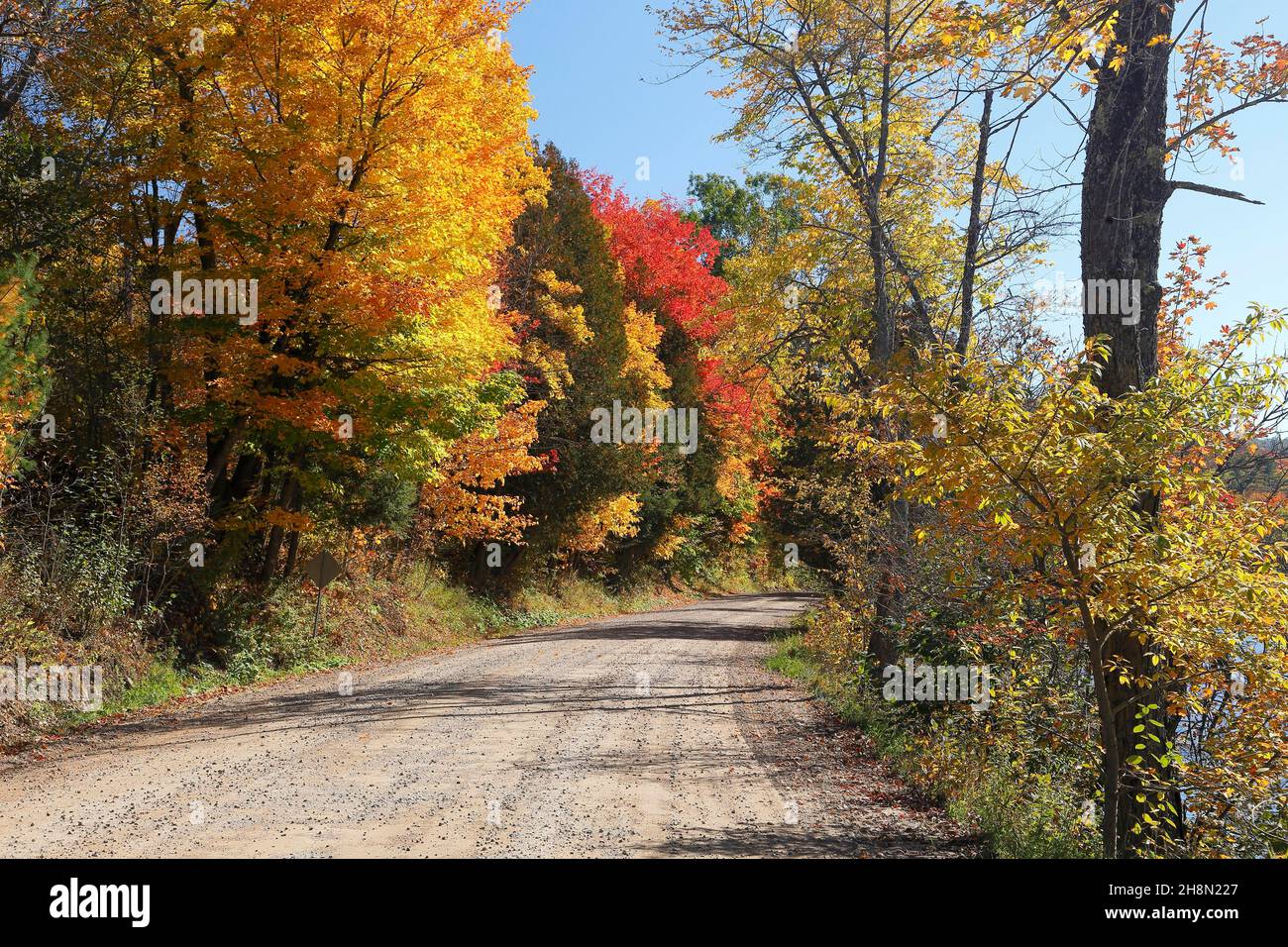 Canada road quebec autumn not highway hi-res stock photography and ...