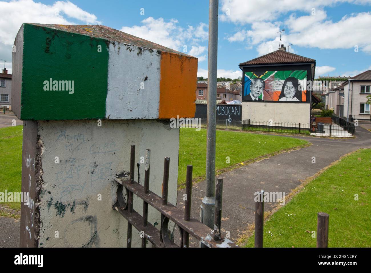 Northern IrelandNorthern Ireland conflict, mural, political mural from ...