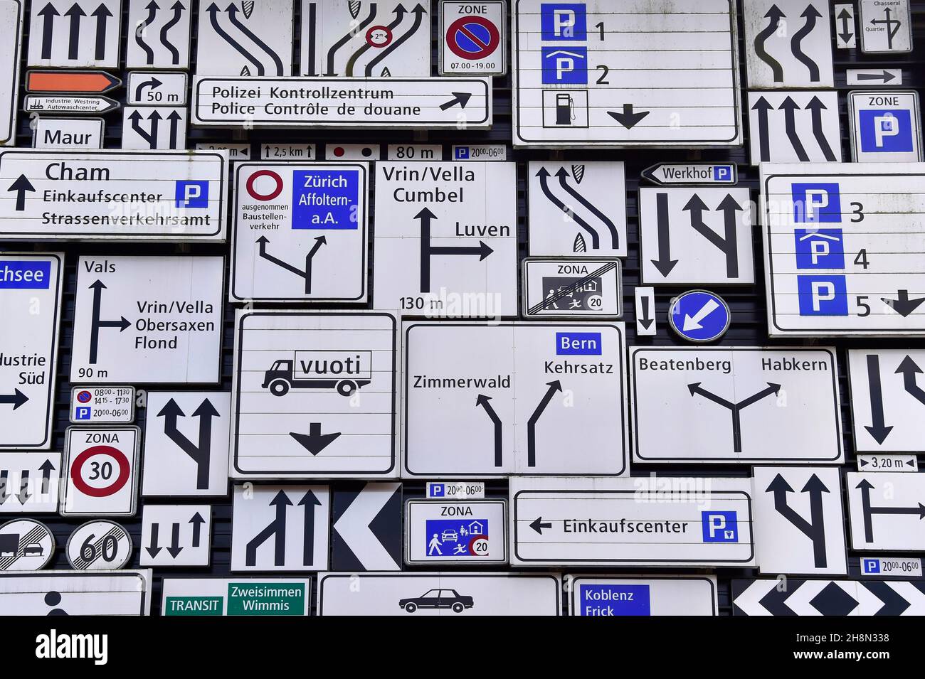 Sign signs white hi-res stock photography and images - Alamy