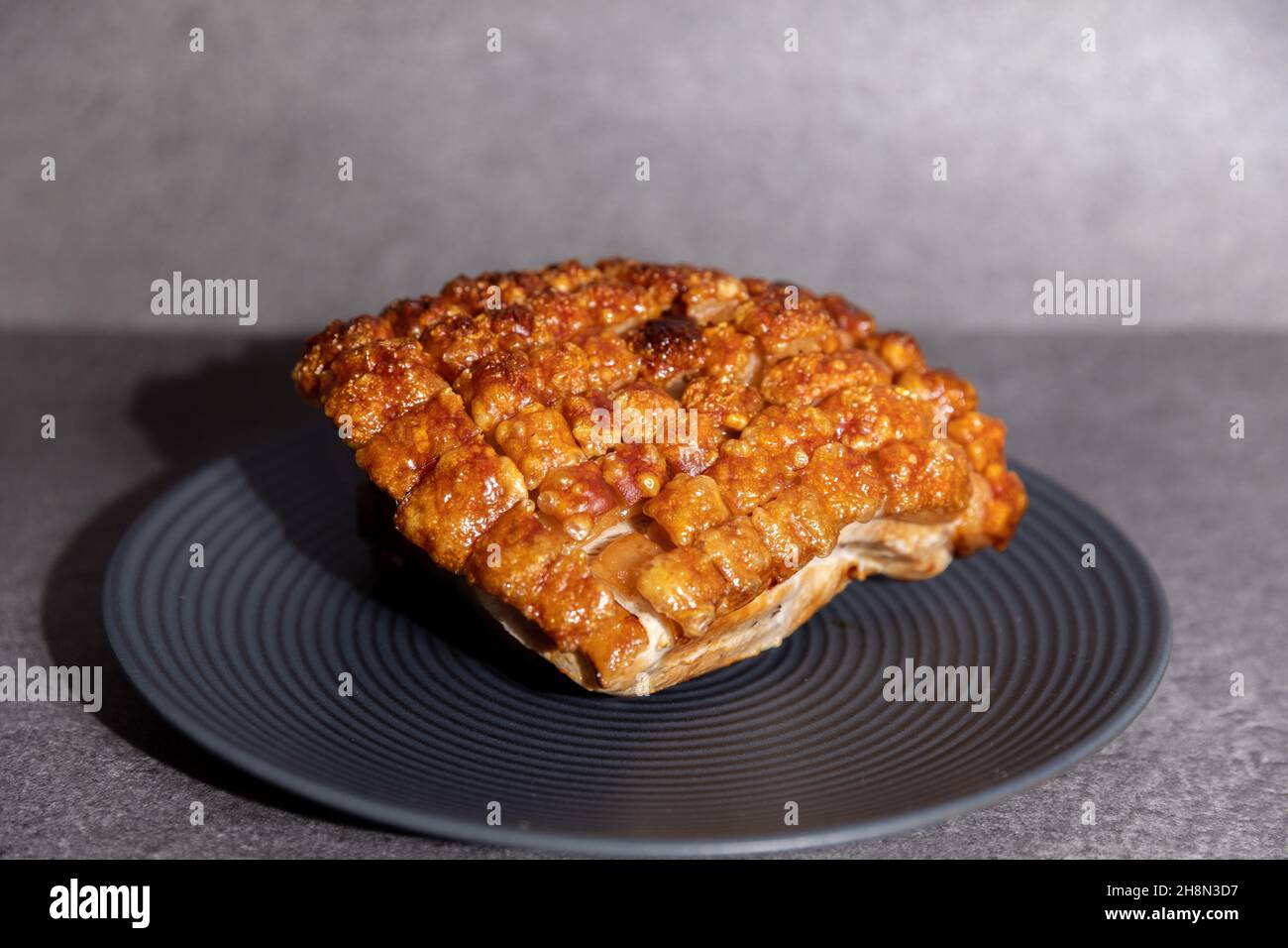 Roasted pork belly crackling hi-res stock photography and images - Alamy