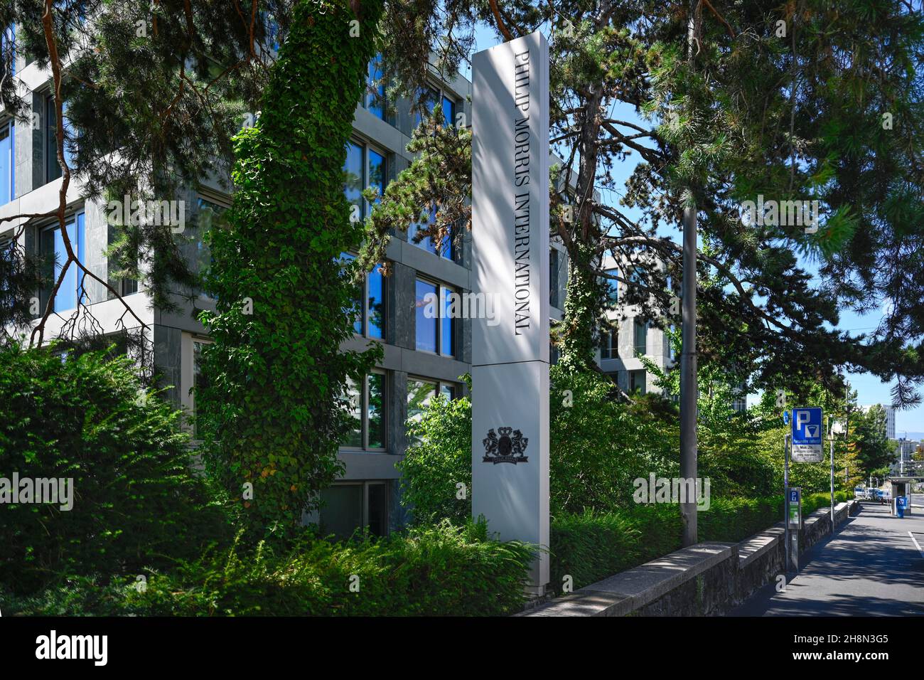 Philip Morris International building, Lausanne, Switzerland Stock Photo ...