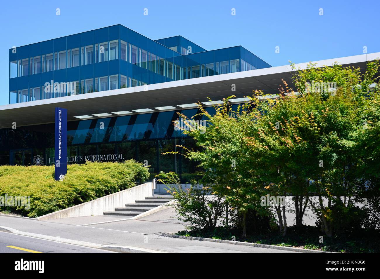 Philip Morris International building, Lausanne, Switzerland Stock Photo ...