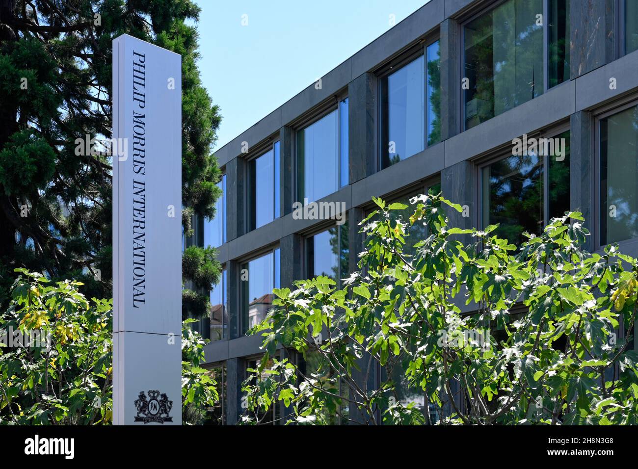 Philip Morris International building, Lausanne, Switzerland Stock Photo ...