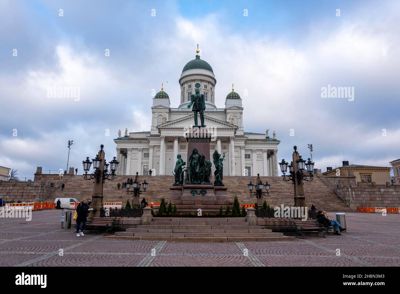 Helsinki Cathedral, Senate Square, Helsinki, Finland Stock Photo - Alamy