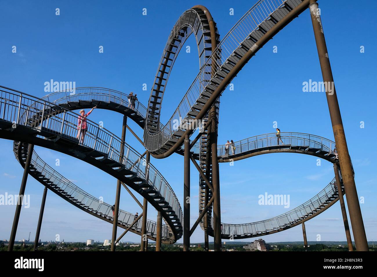 Large sculpture Tiger and Turtle - Magic Mountain, Duisburg, Germany ...