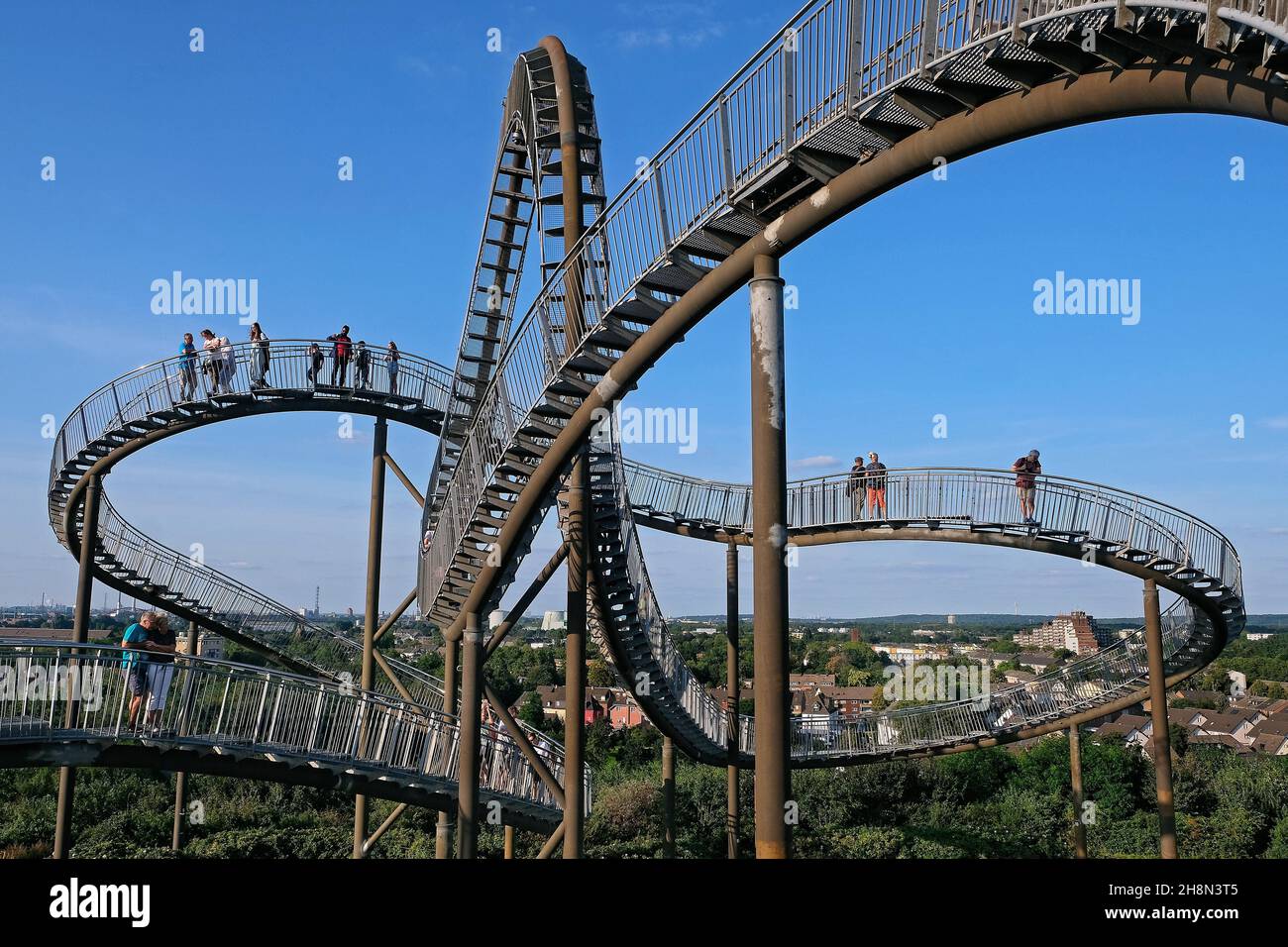 Large sculpture Tiger and Turtle - Magic Mountain, Duisburg, Germany ...
