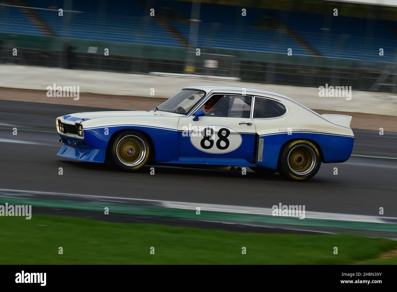 Chris Ward, Richard Kent, Ford Broadspeed Capri, Historic Touring Car ...