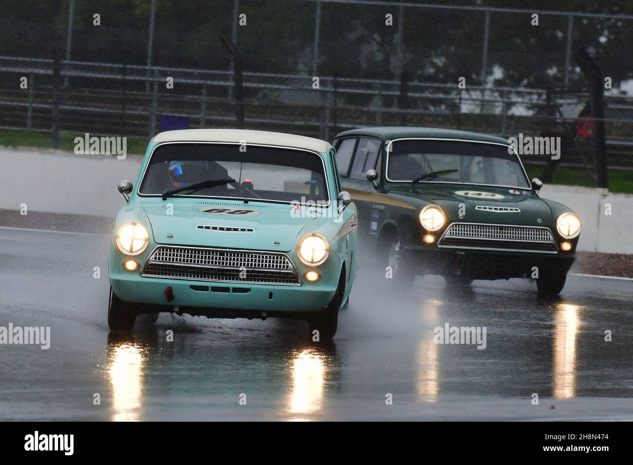 Cortina's in the rain, Michael Cullen, Paddy Shovlin, Lotus Ford ...