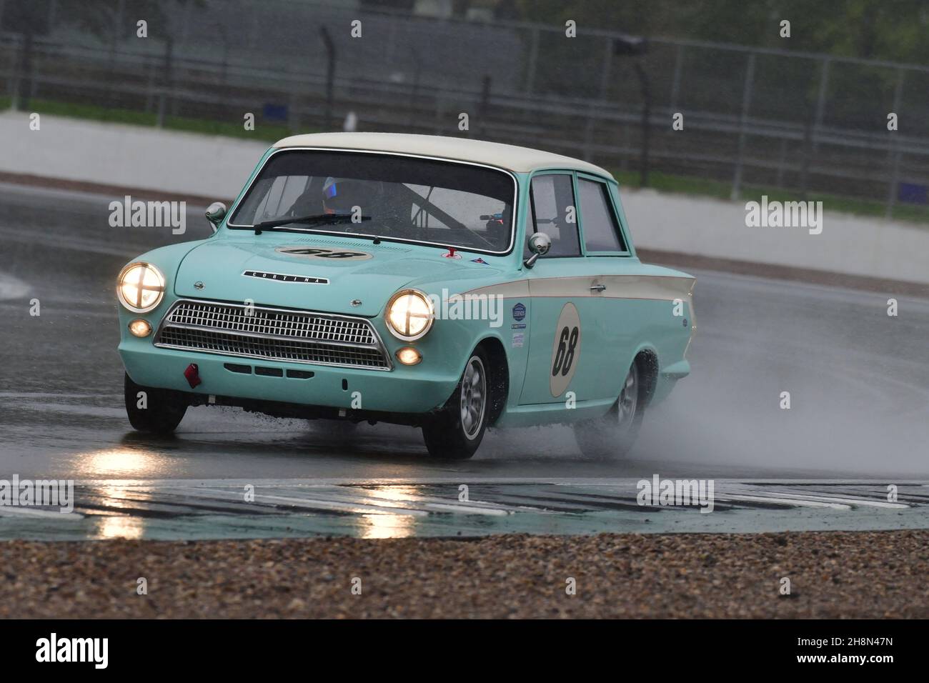 Michael Cullen, Paddy Shovlin, Lotus Ford Cortina, Historic Touring Car ...