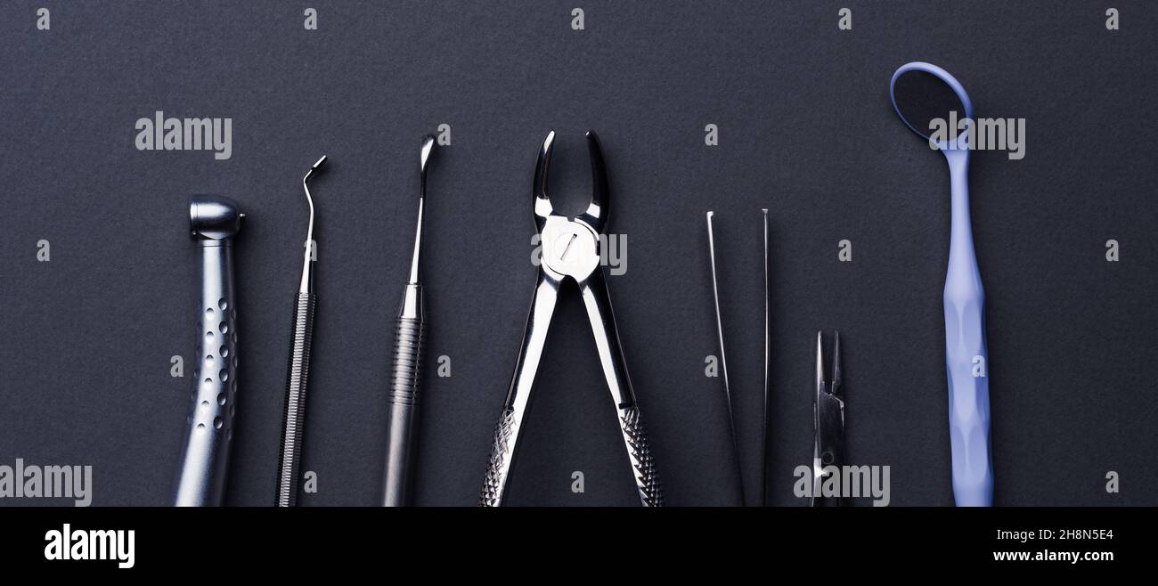 Dental stuff instruments hi-res stock photography and images - Alamy