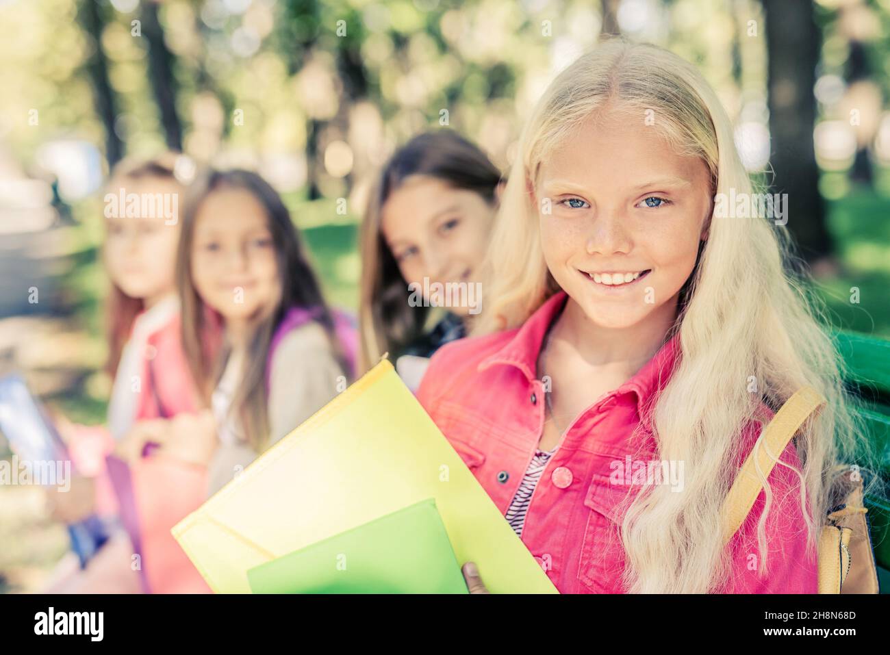 Happy Smiling Kids Stock Photo - Alamy