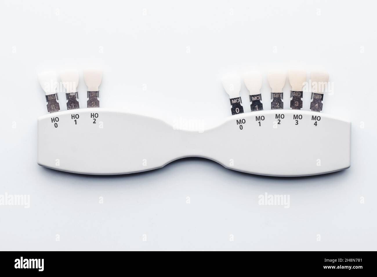 Dental color palette Stock Photo - Alamy