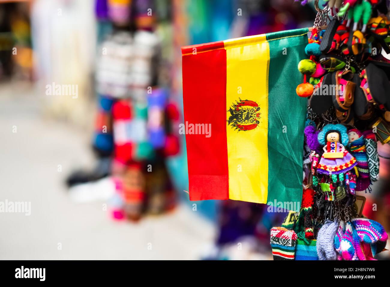 Bolivian flag banner symbol hi-res stock photography and images - Alamy