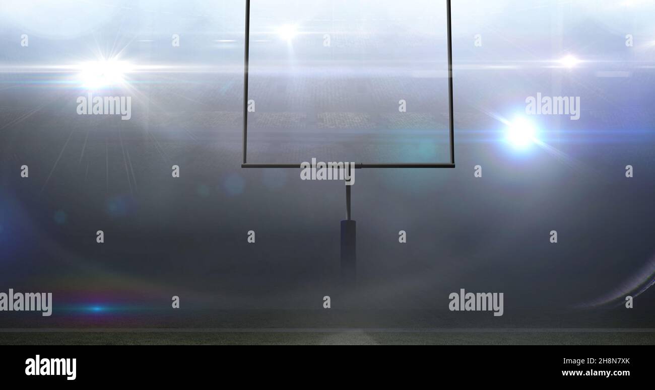 Goal post stadium hi-res stock photography and images - Alamy