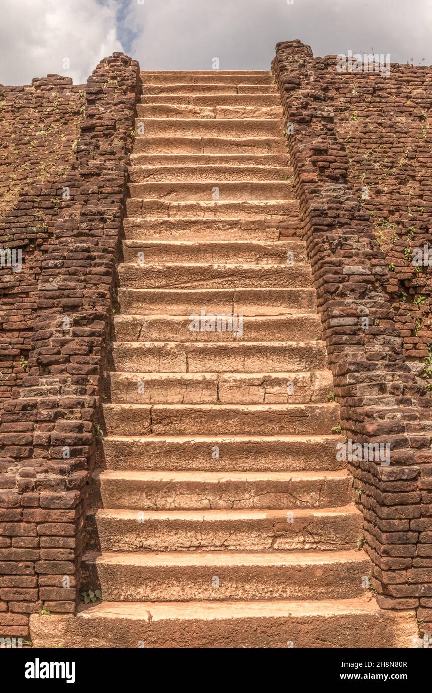A long ancient stairs Stock Photo - Alamy