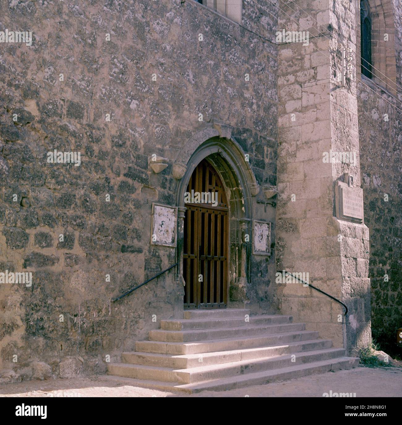 PORTADA DE LA IGLESIA DE SANTA GADEA - SIGLO XV - GOTICO ESPAÑOL ...