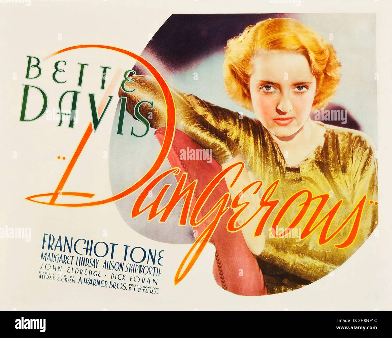 BETTE DAVIS in DANGEROUS (1935), directed by ALFRED E. GREEN. Credit: WARNER BROTHERS / Album ...