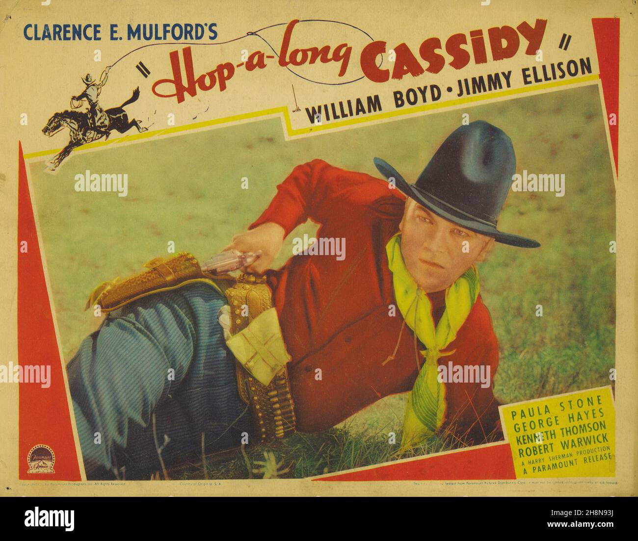 WILLIAM BOYD in HOP-A-LONG CASSIDY (1935), directed by HOWARD ...
