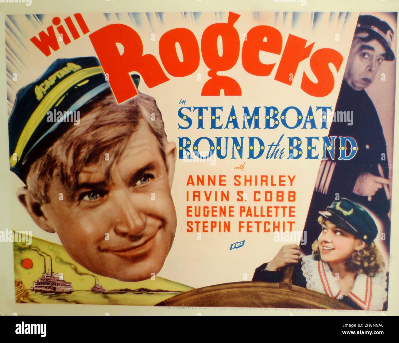 WILL ROGERS in STEAMBOAT ROUND THE BEND (1935), directed by JOHN FORD ...