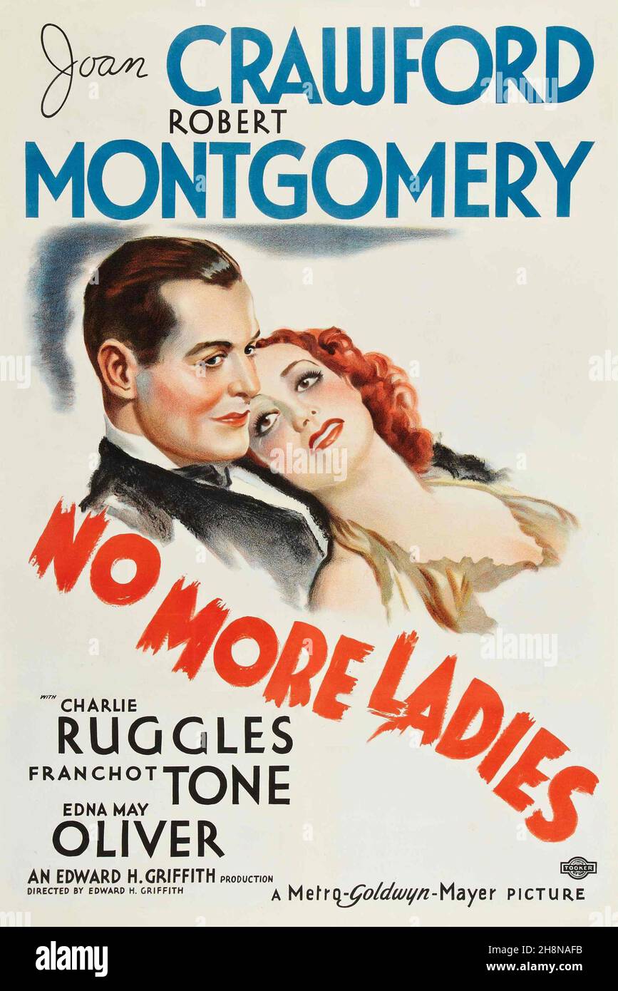 ROBERT MONTGOMERY and JOAN CRAWFORD in NO MORE LADIES (1935), directed ...