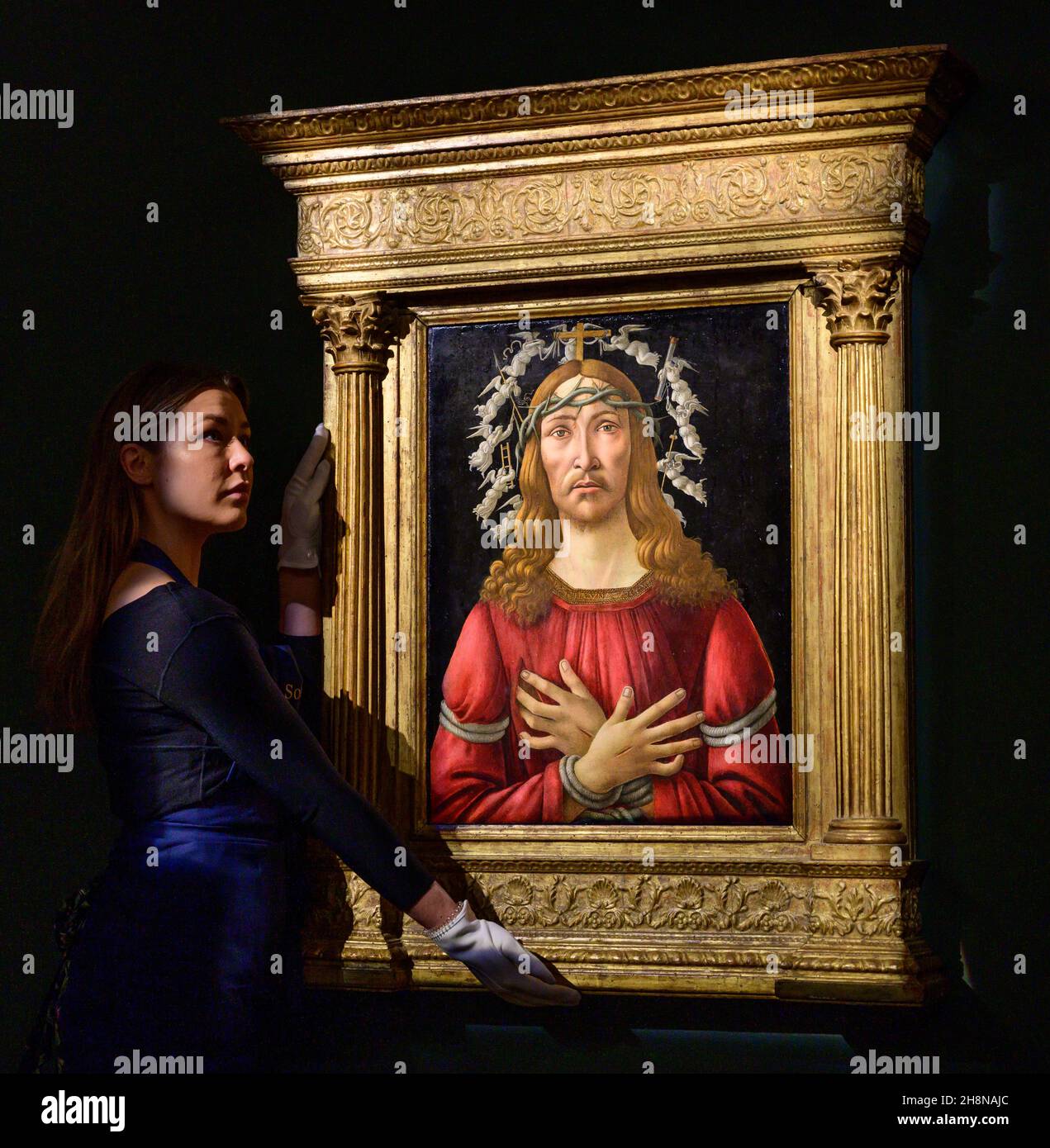 Sotheby’s, London, UK. 1 December 2021. Early Renaissance Florentine ...