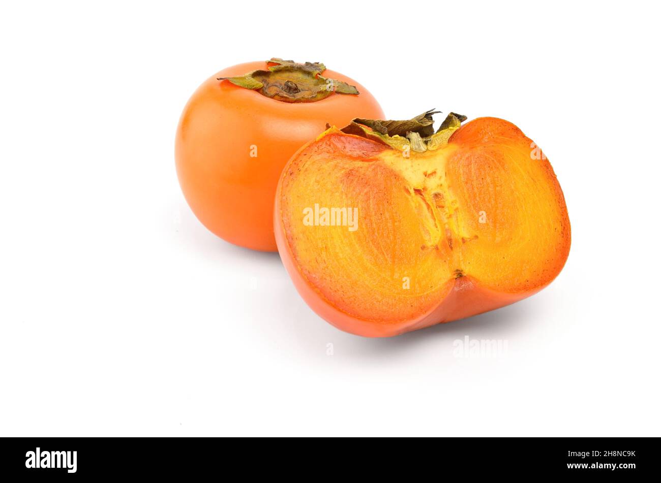 The beautiful ripe persimmon Stock Photo - Alamy