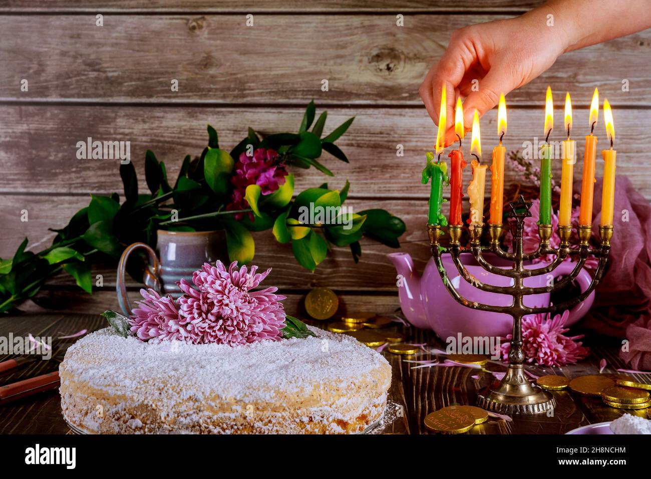 Chanukka symbol hi-res stock photography and images - Alamy