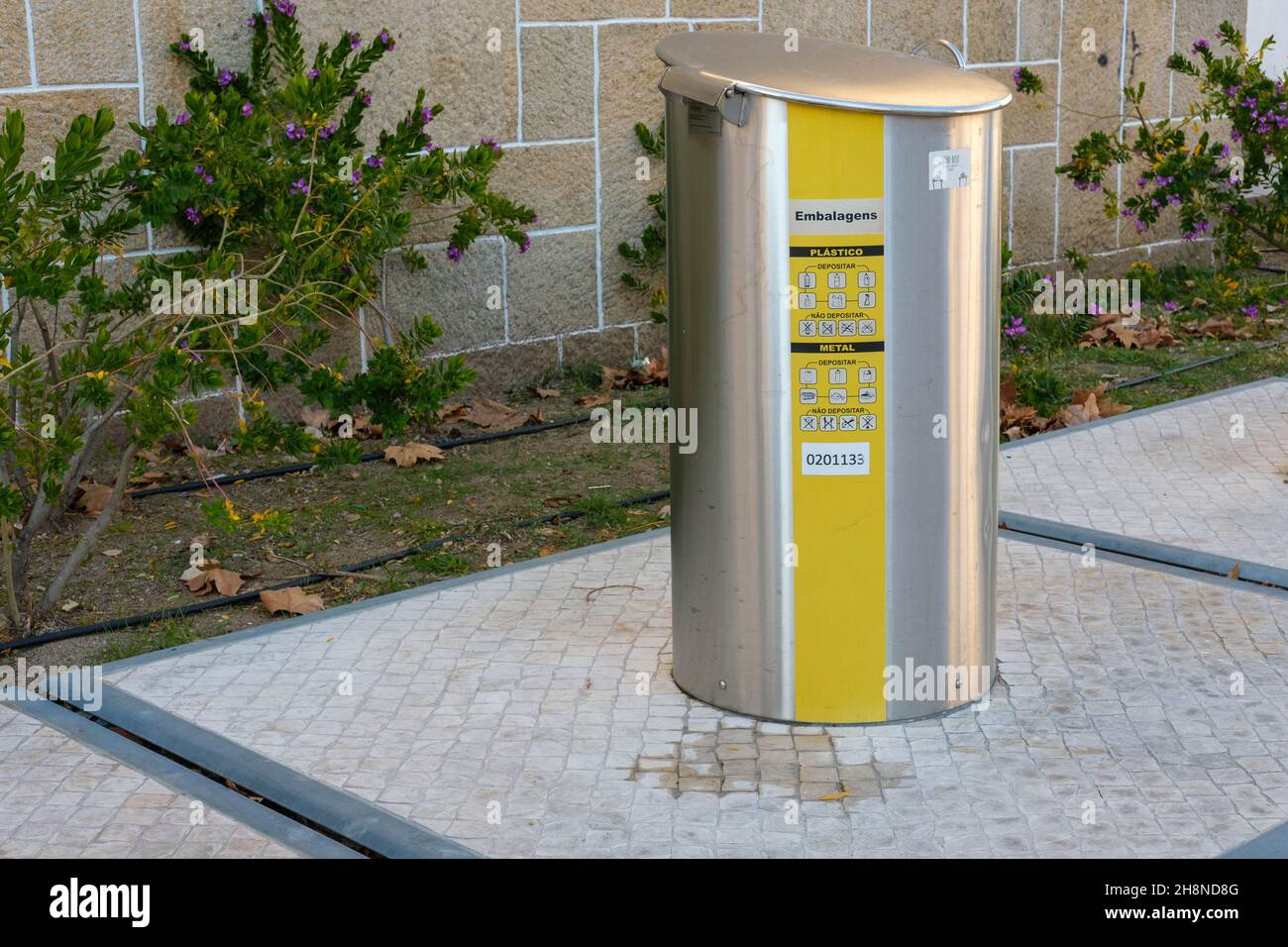 Plastic recycling point hi-res stock photography and images - Alamy
