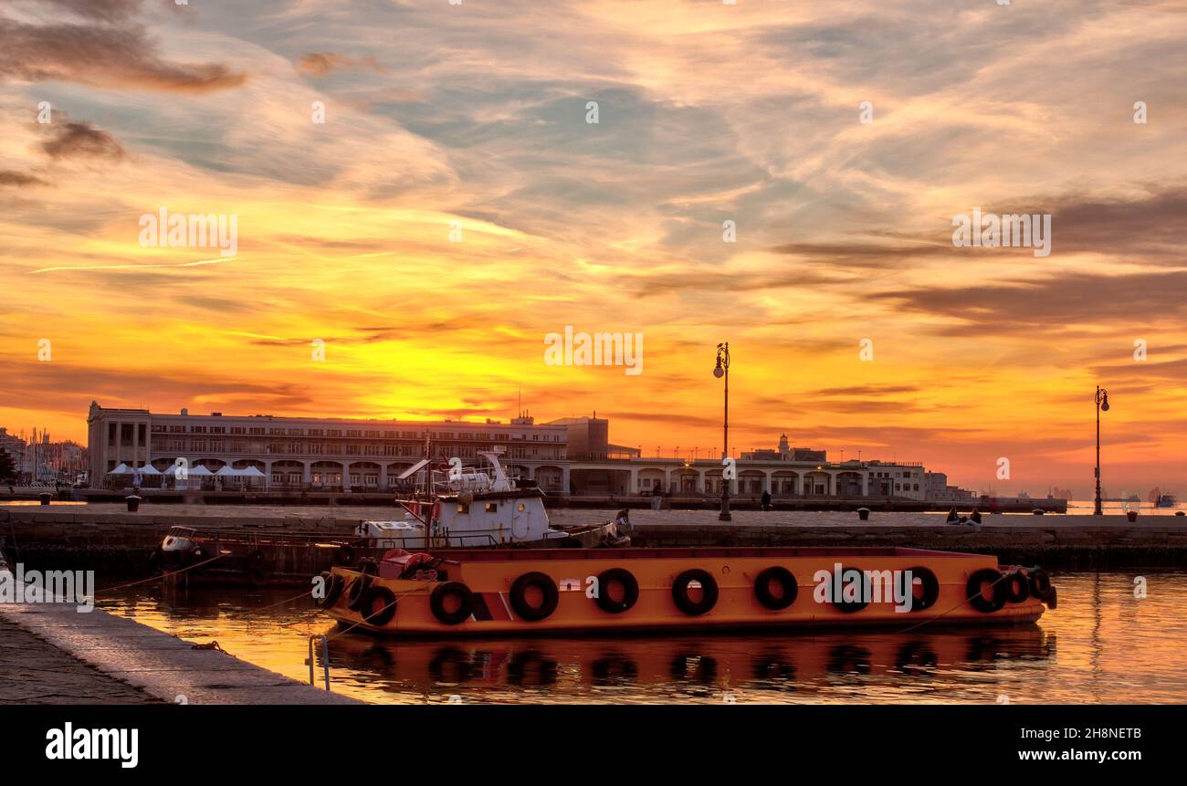 Trieste harbor waterfront view hi-res stock photography and images - Alamy