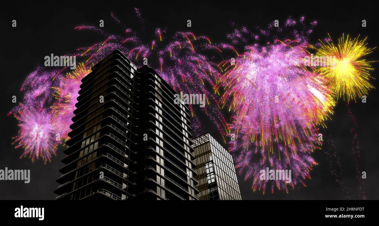 Tower block night hi-res stock photography and images - Alamy