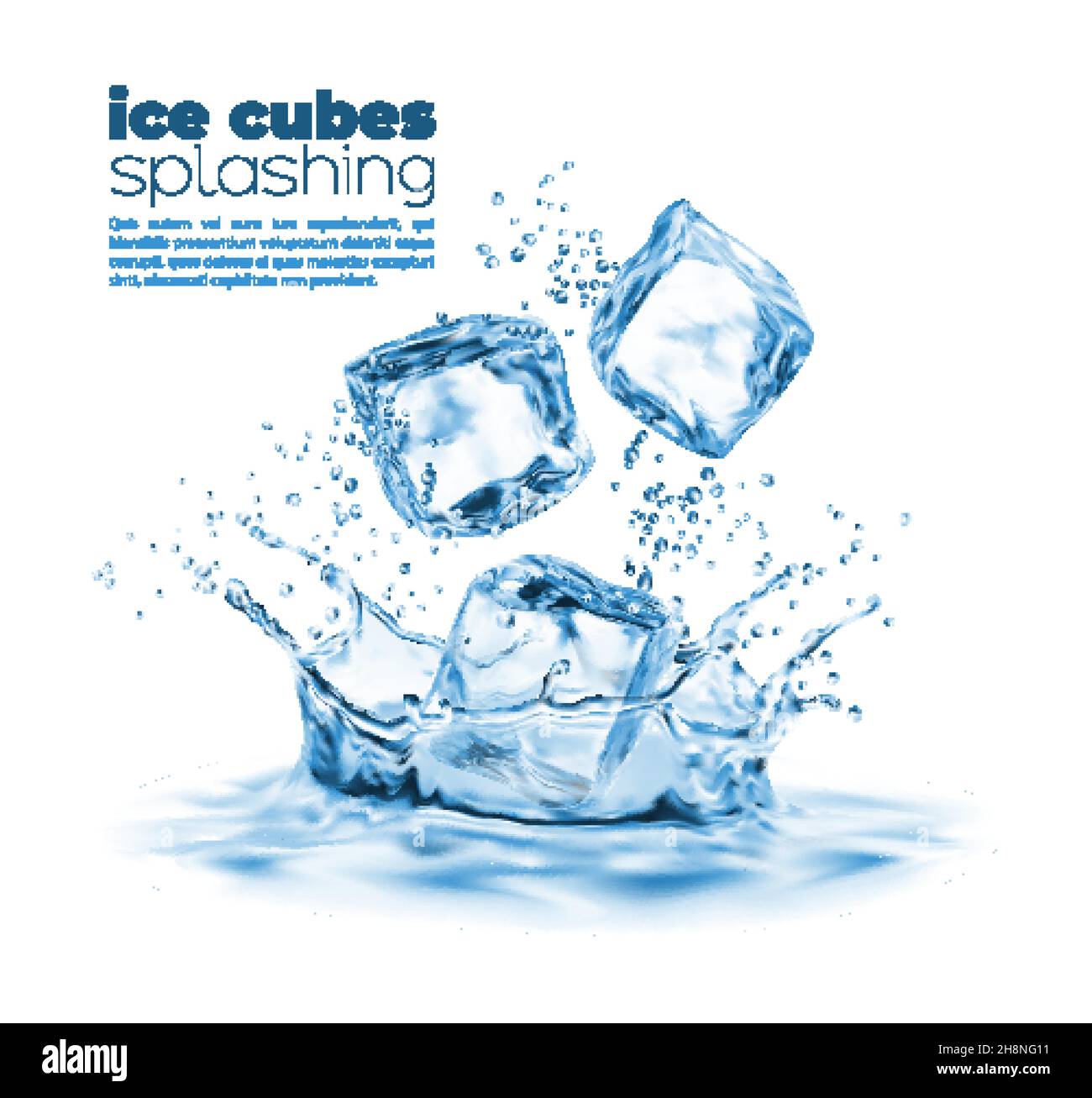 Water droplets in motion Stock Vector Images - Alamy