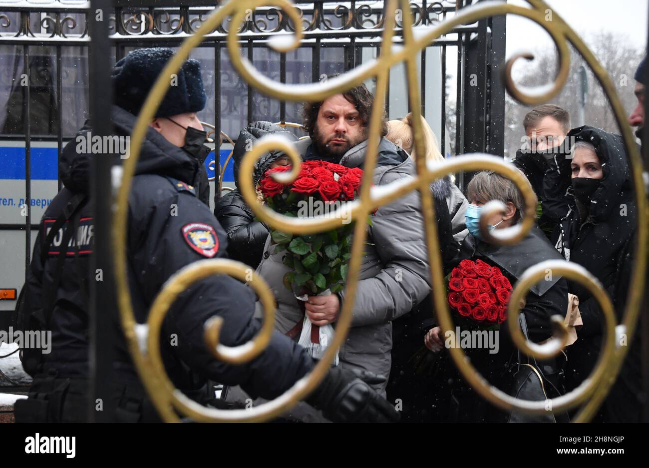 Farewell ceremony for singer and composer Alexander Gradsky at the ...