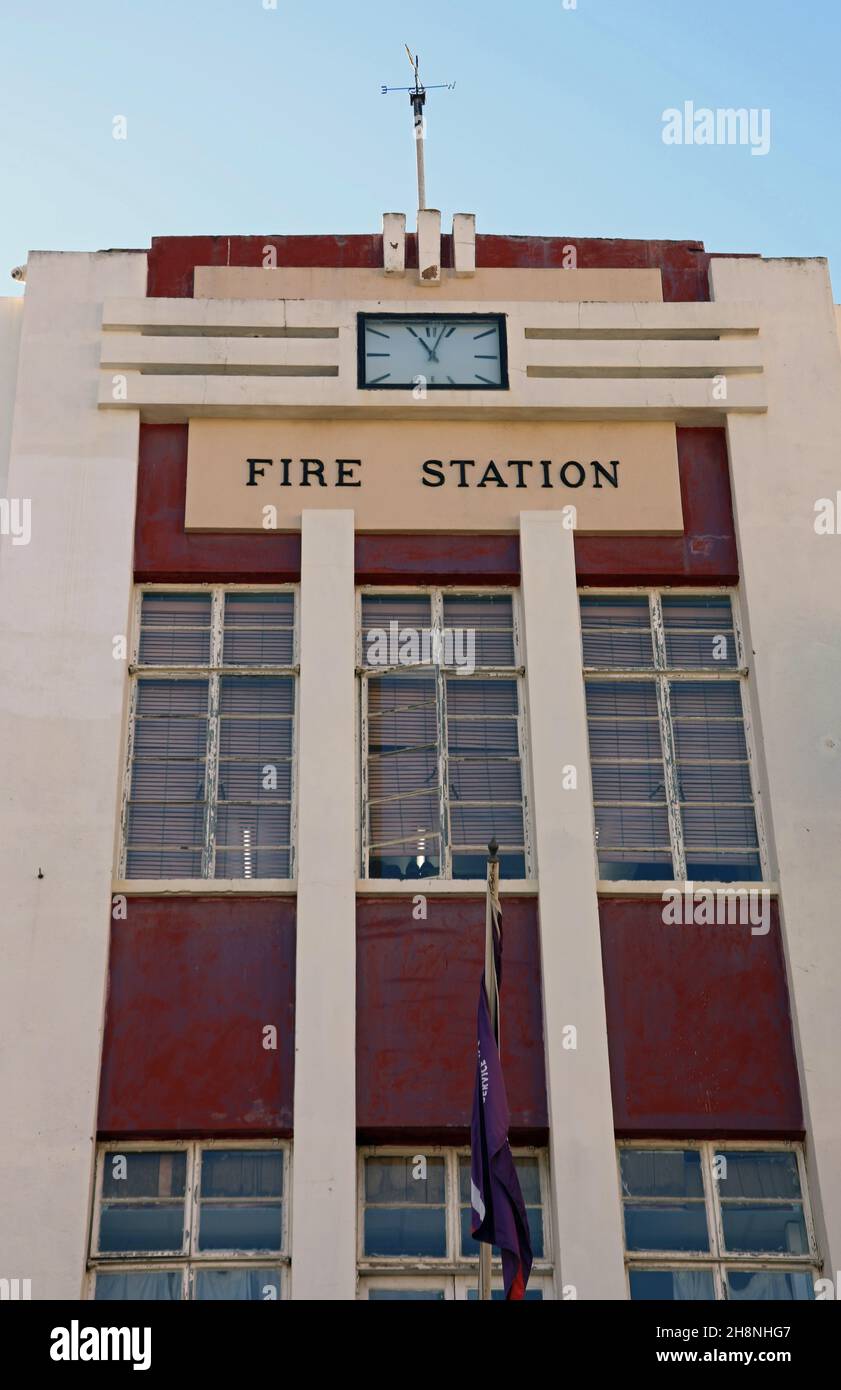 Gibraltar Fire Station Stock Photo - Alamy