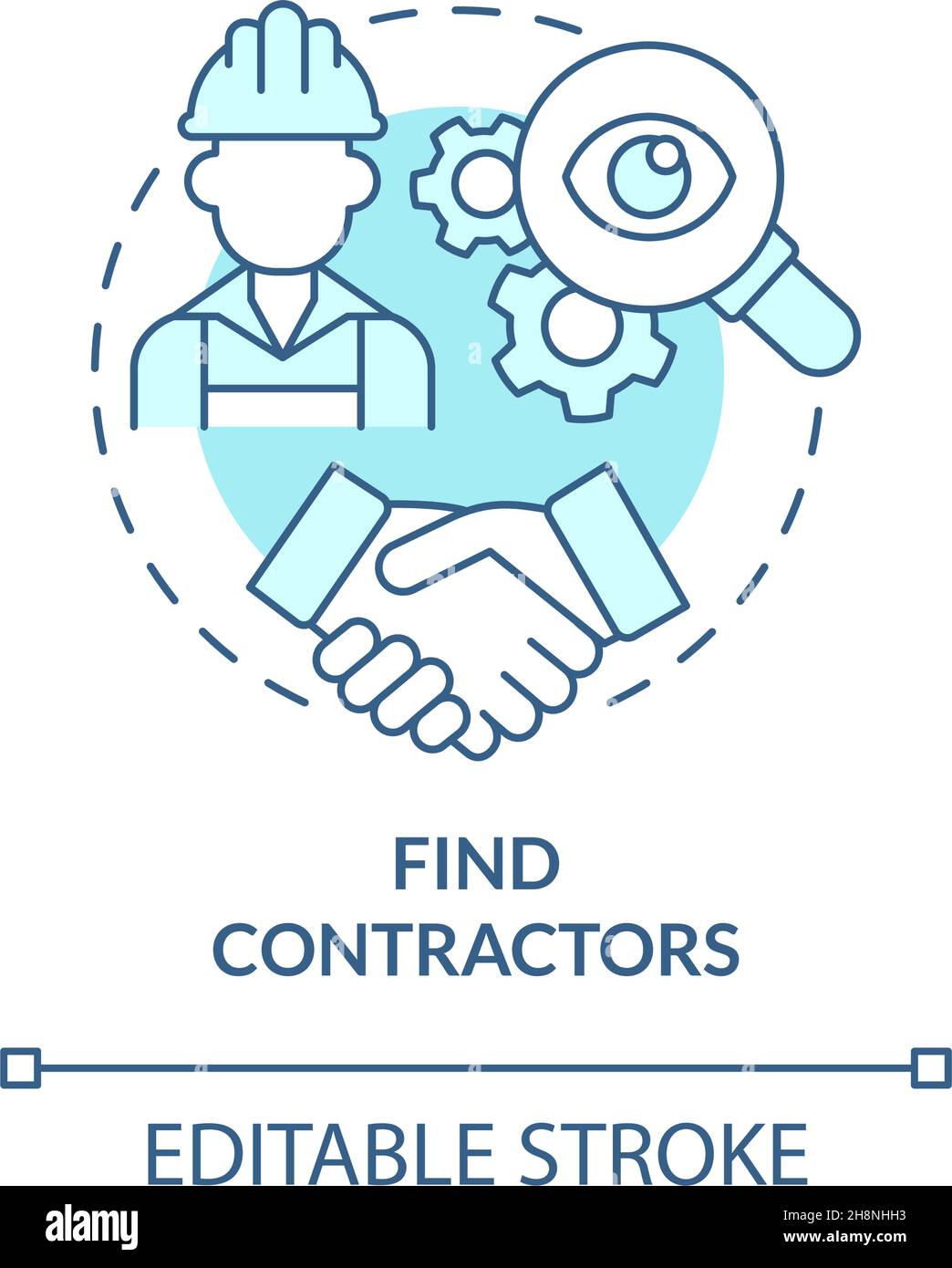Contractors contractor Stock Vector Images - Alamy