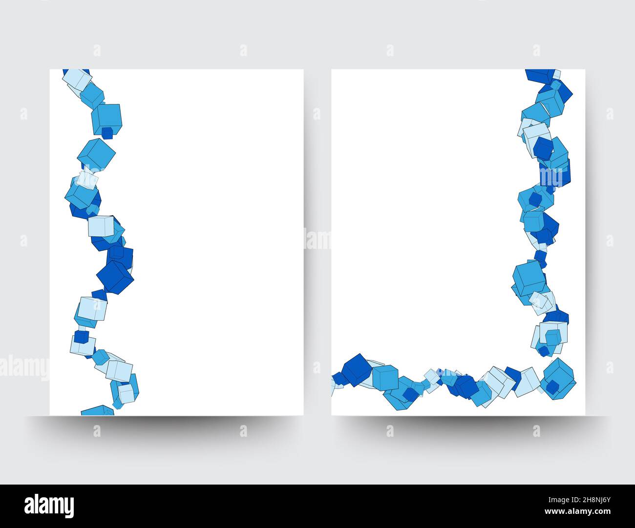 PrintLayout for brochures, advertisements and more. Geometric shapes on ...