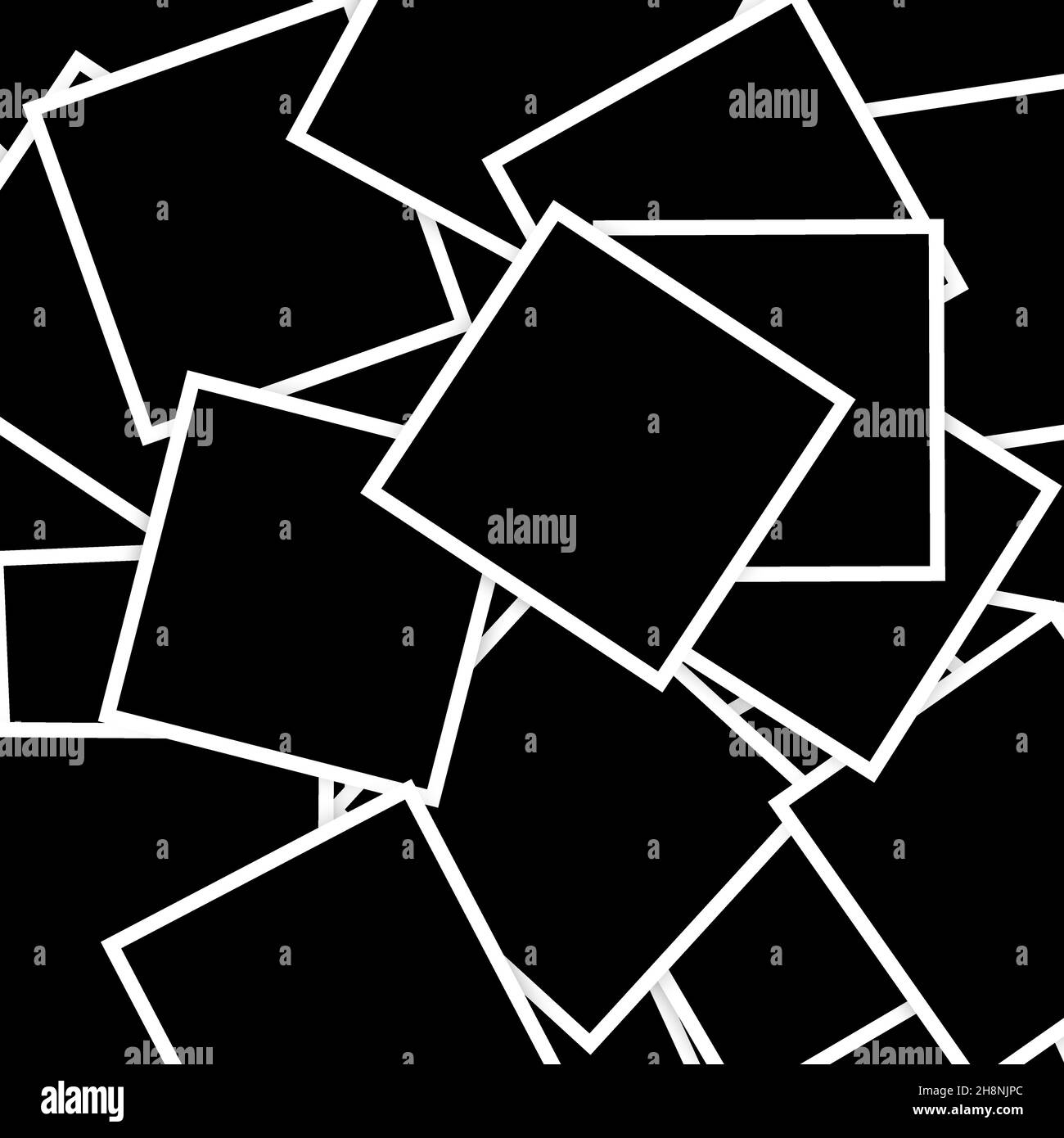 Background from realistic vector photo frames. Retro photo. Design ...