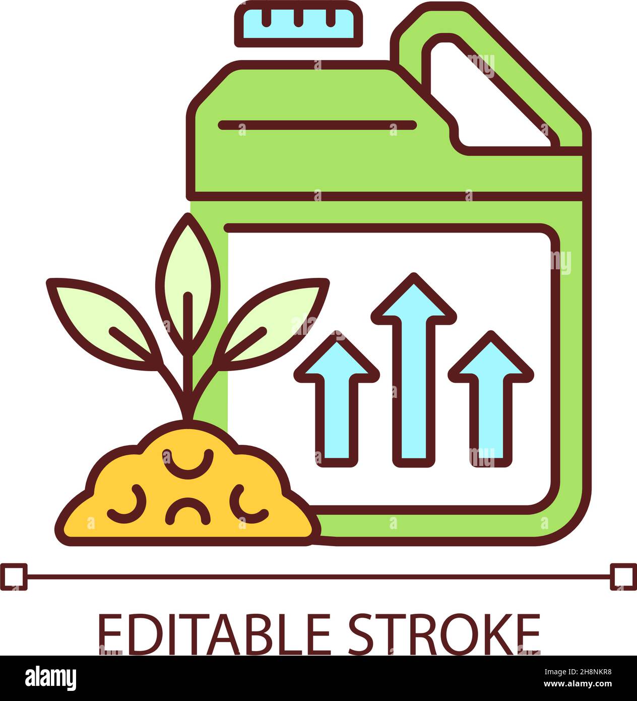 Growth enhancer RGB color icon Stock Vector Image & Art - Alamy