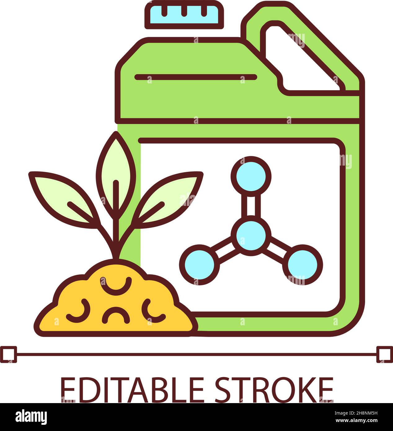 Synthetic fertilizers RGB color icon Stock Vector Image & Art - Alamy